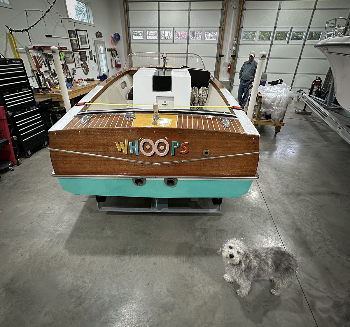 Two Boobs Getting WhOOps Lake Dora Ready – Classic Boats | Woody Boater