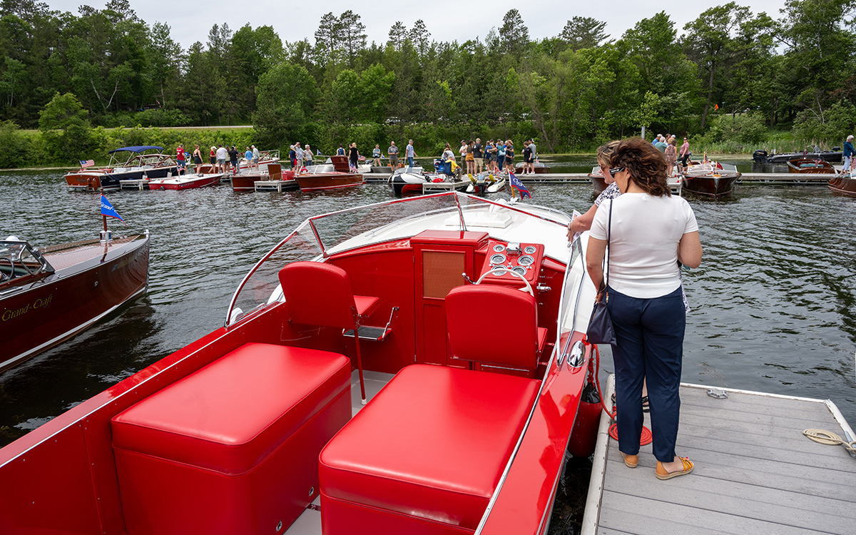 A Late Pink Bloomers Story Of Whitefish Chain. – Classic Boats | Woody ...