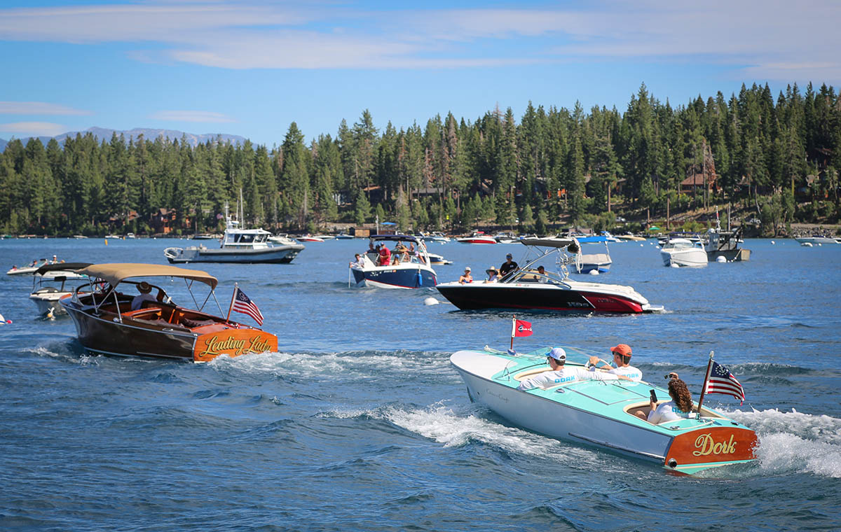 The Lake Tahoe Roar Selfie Off 2024 – Classic Boats | Woody Boater