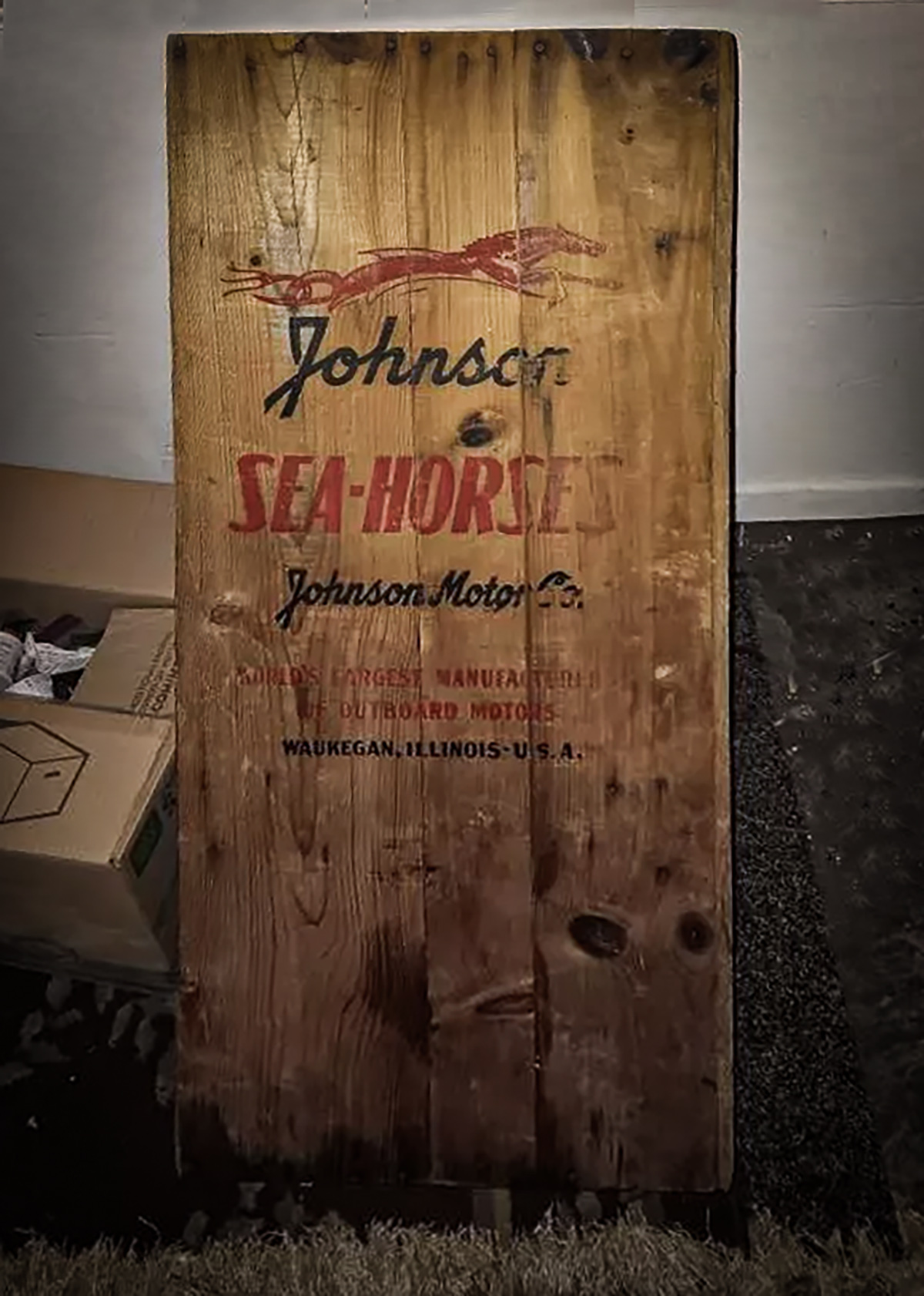Johnson Shipping Box In Kansas, Just The Box, And One Big Question. – Classic Boats | Woody Boater