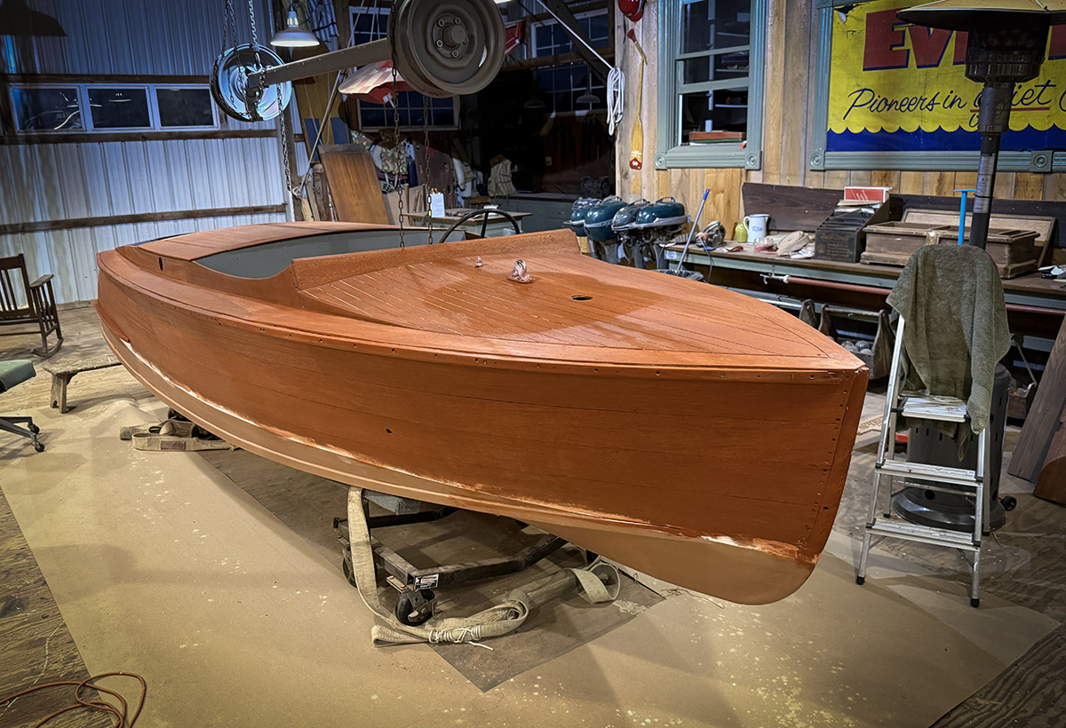 Stain Day, I Tried Something New, To Me. Jel’d Stain. – Classic Boats ...
